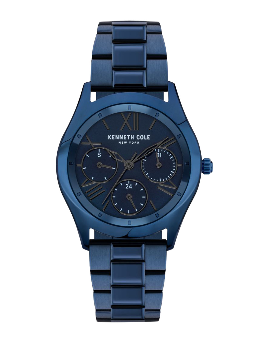 Buy Kenneth Cole Women Blue Dial Bracelet Style Straps Analogue ...