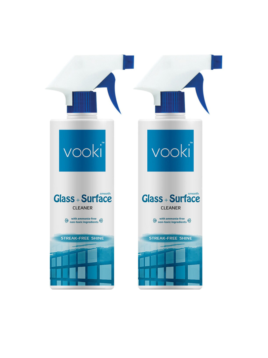 Buy Vooki Set Of 2 Glass Cleaner 500ml Each - Personal Care Hamper for ...