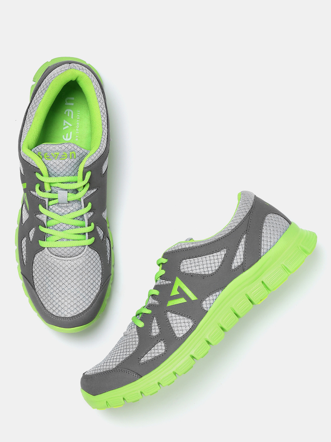 Buy SEVEN By MS Dhoni Men Grey Rector Training Shoes - Sports Shoes for ...