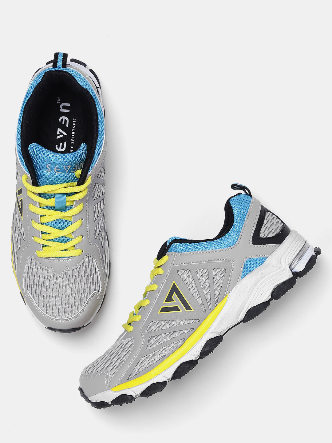 Buy SEVEN By MS Dhoni Women Grey Hogun Running Shoes - Sports Shoes for ...
