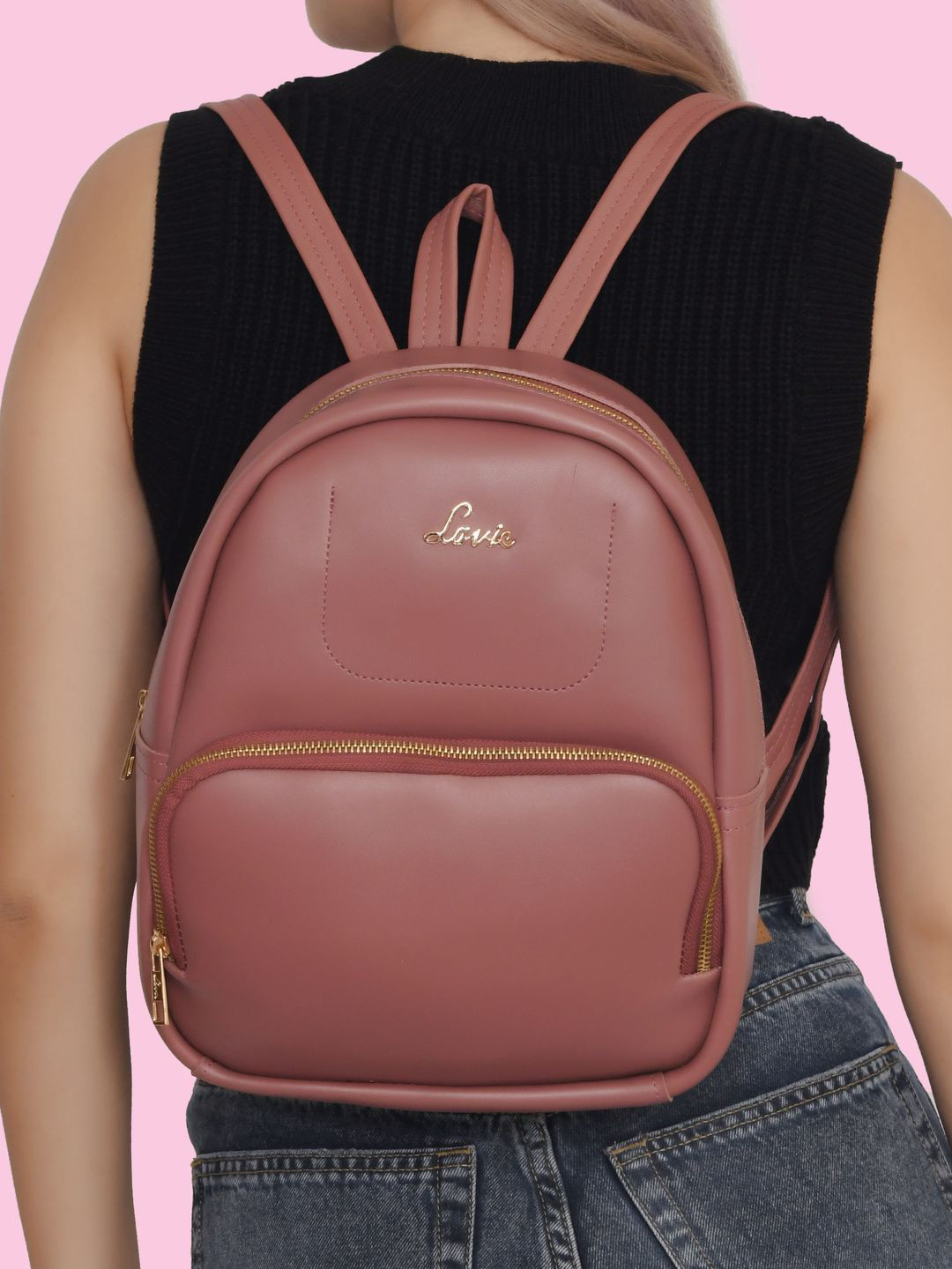 Buy Lavie Aries Women Pink Mini Backpack - Backpacks for Women 17633752 ...