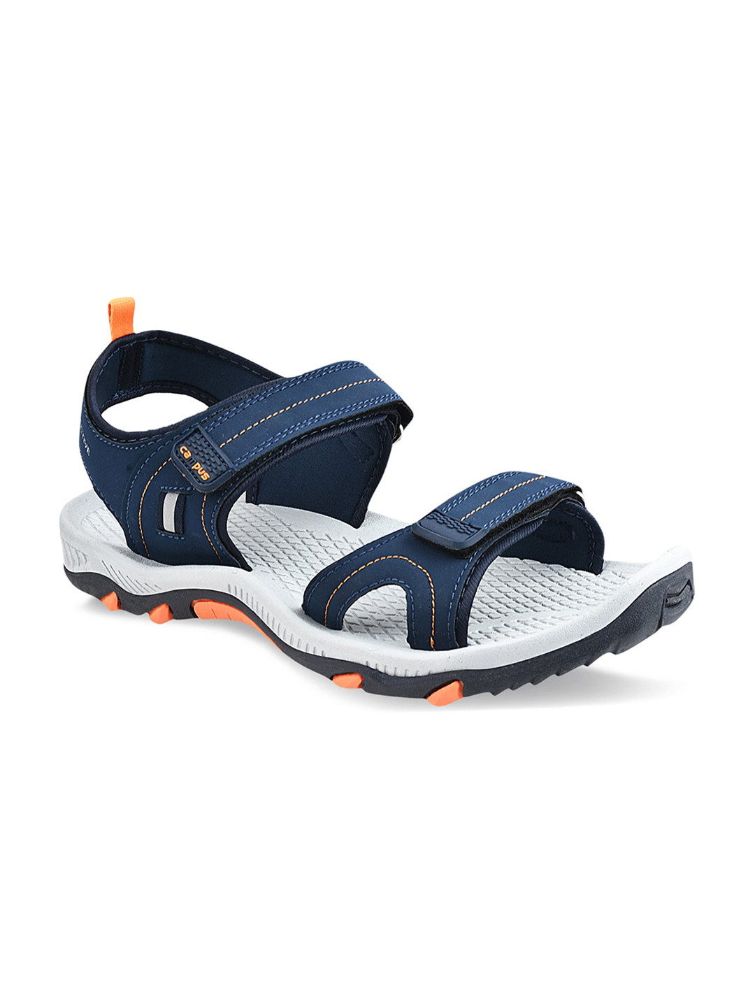 Buy Campus Men Navy Blue Patterned Sports Sandals - Sports Sandals for ...