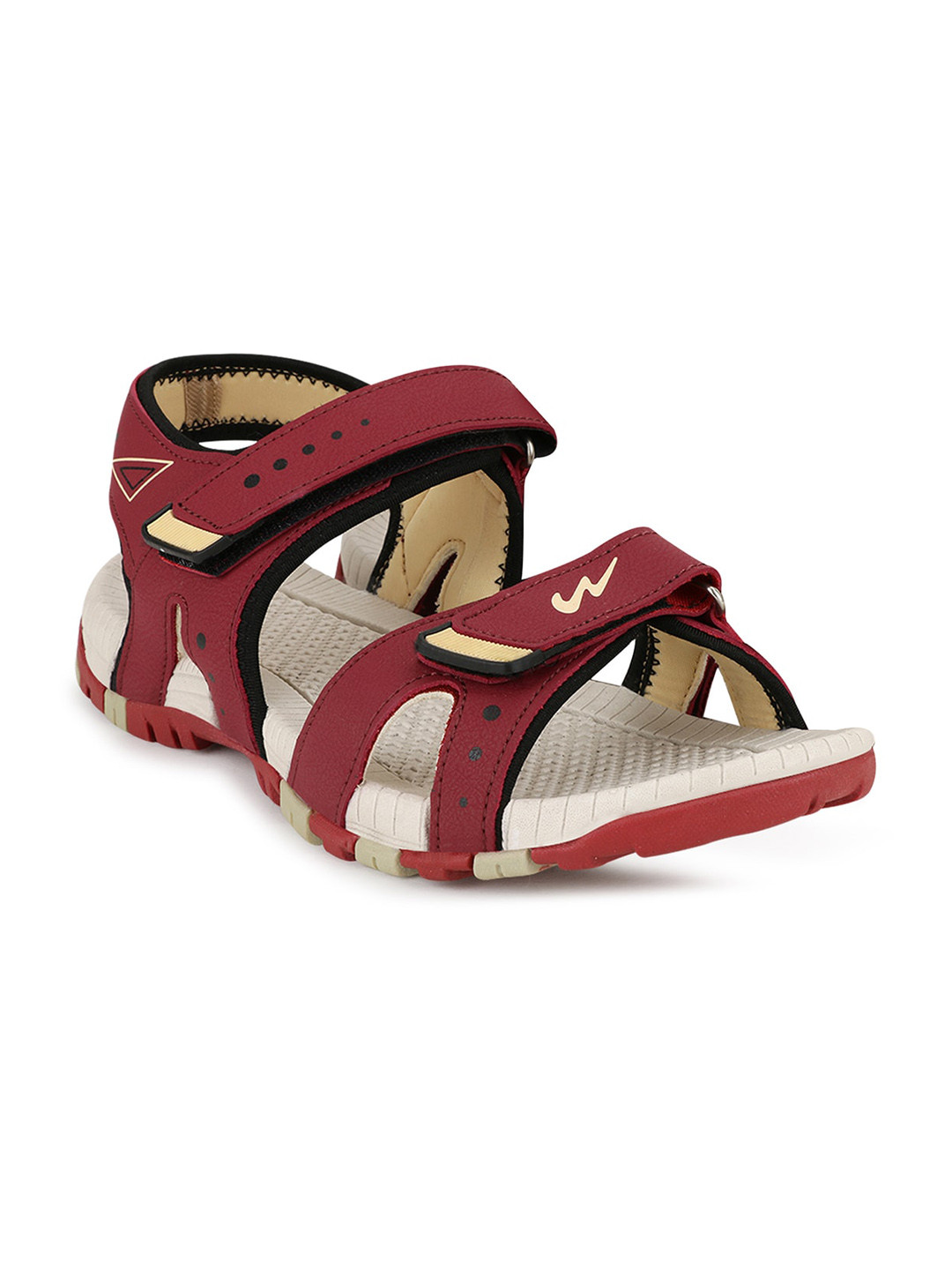 Buy Campus Men Maroon Patterned Sports Sandals - Sports Sandals for Men ...