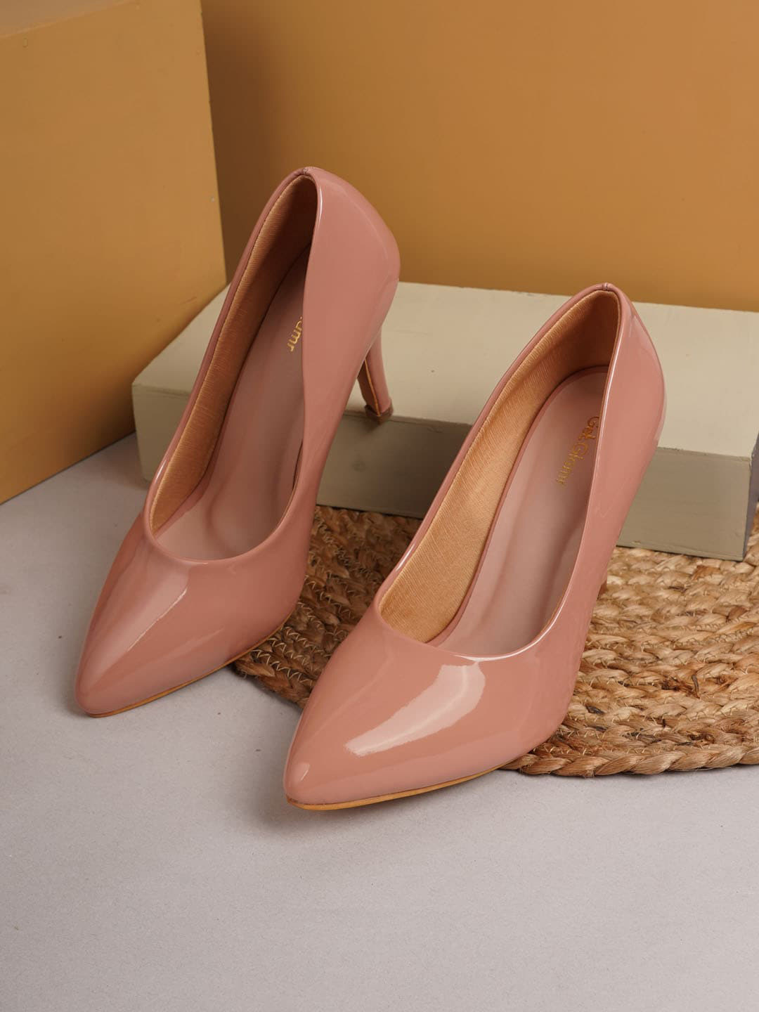 Buy Get Glamr Peach Coloured Stiletto Pumps - Heels for Women 17634394 ...