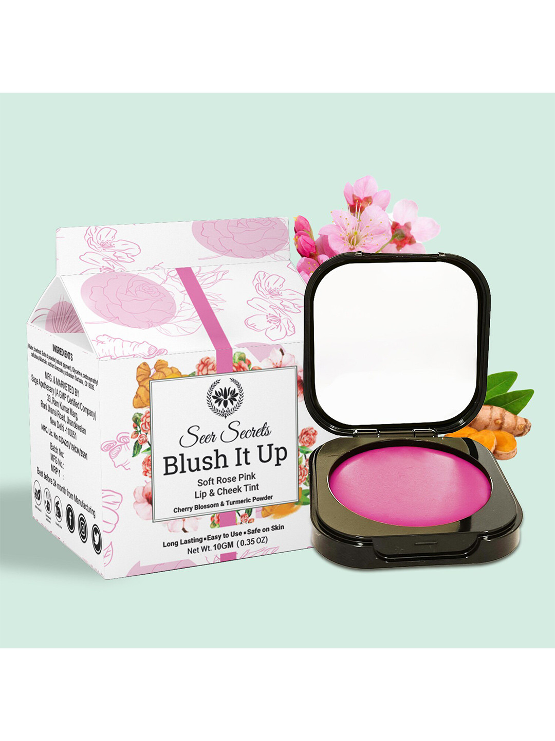Buy Seer Secrets Blush It Up Lip & Cheek Tint 10 G Pink Lemonade - Lip ...