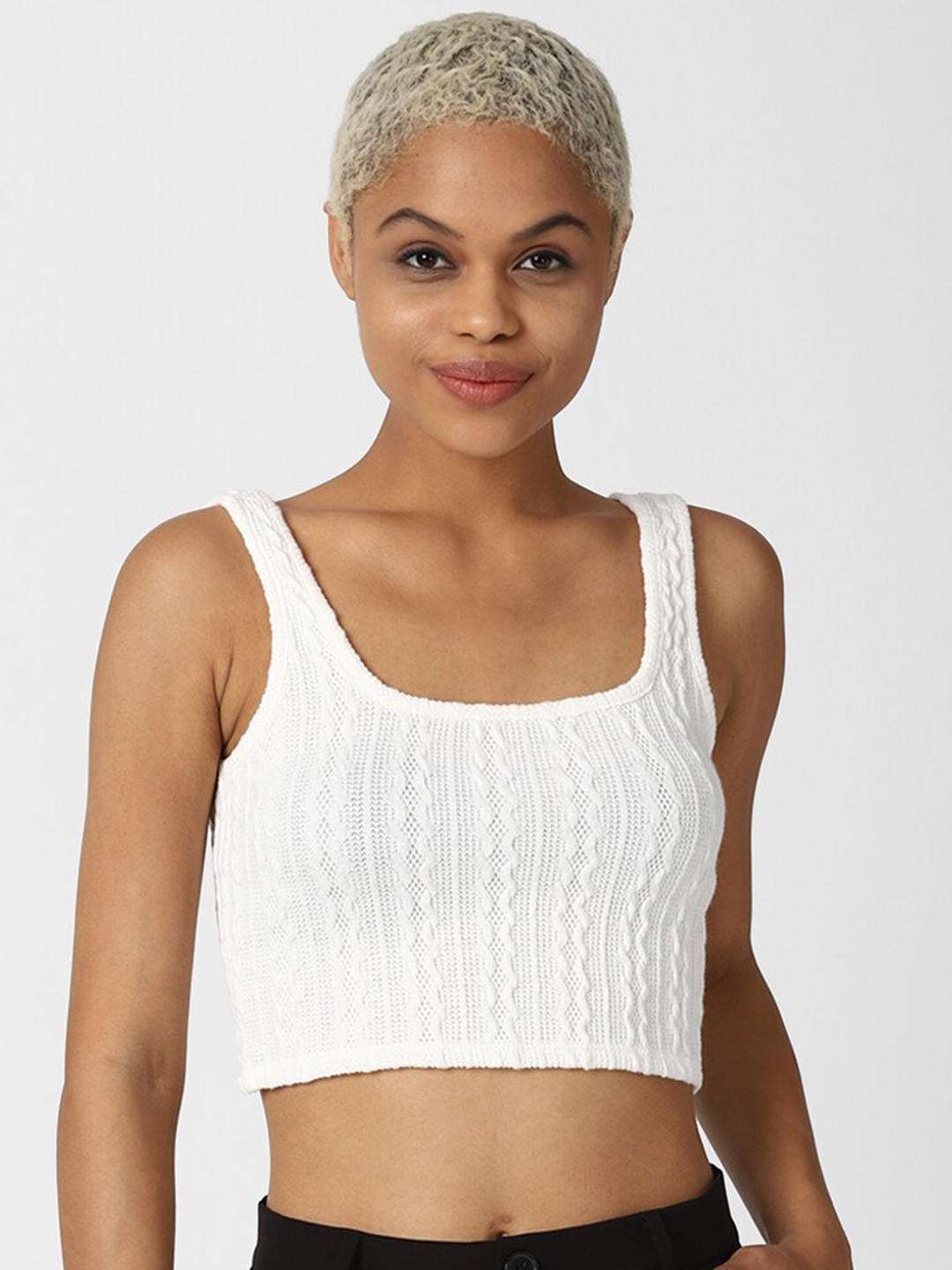 Buy Forever 21 Women White Bralette Crop Top Tops For Women 17644602