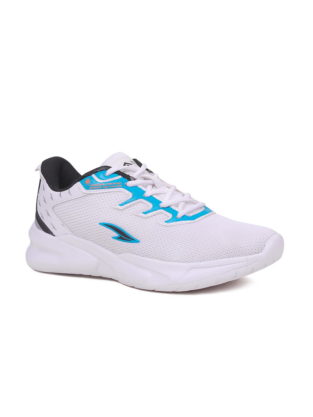 Buy ASIAN Men White Solid Express 13 Mesh Running Shoes - Sports Shoes ...