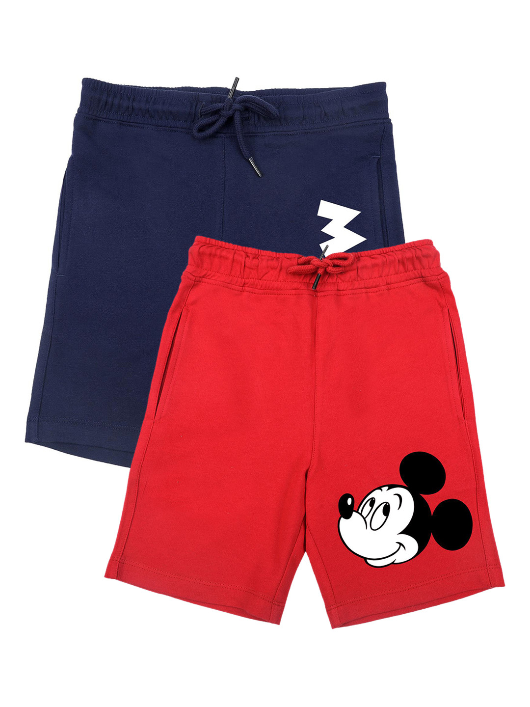 Buy Disney By Wear Your Mind Boys Navy Blue & Red Set Of 2 Printed ...
