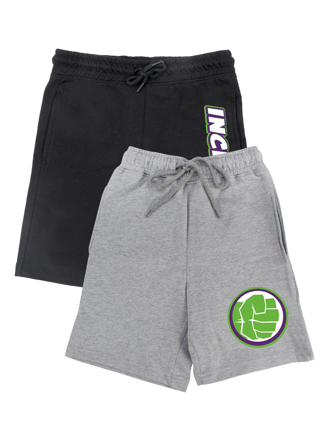 Buy Marvel By Wear Your Mind Boys Pack Of 2 Hulk Shorts - Shorts for ...