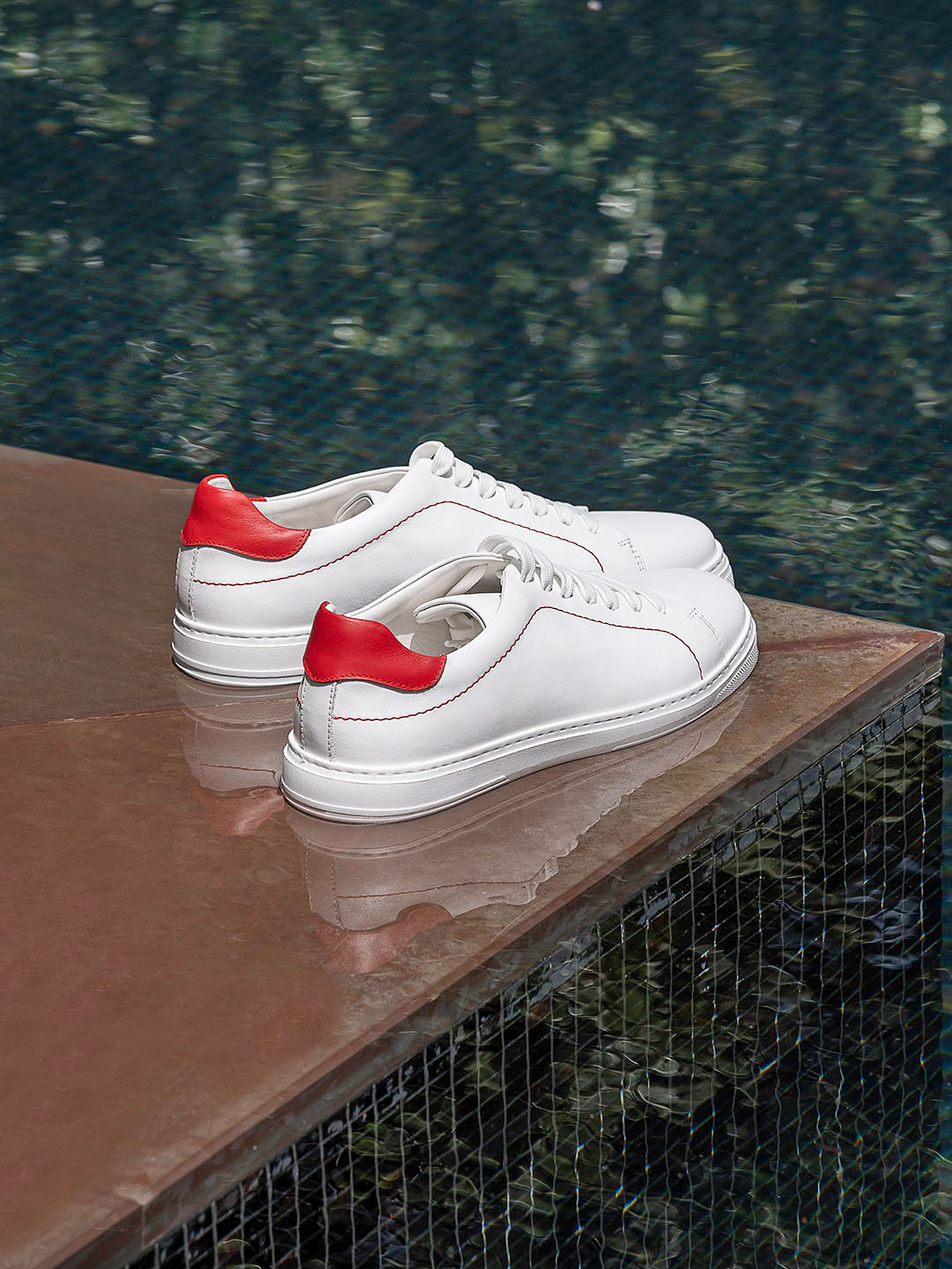 Buy ROSSO BRUNELLO Men White Leather Sneakers - Casual Shoes for Men ...