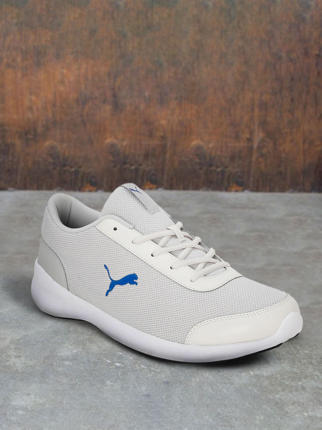 Buy Puma Men Grey Solid Woven Design Forza Running Shoes - Sports Shoes ...