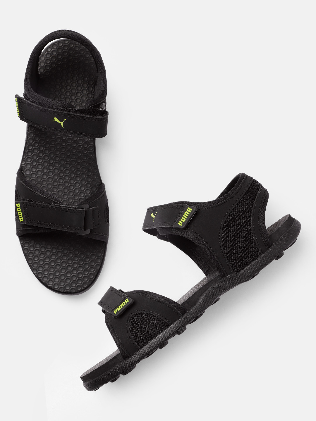 Buy Puma Unisex Black Relay MU Sports Sandal - Sandals for Unisex ...