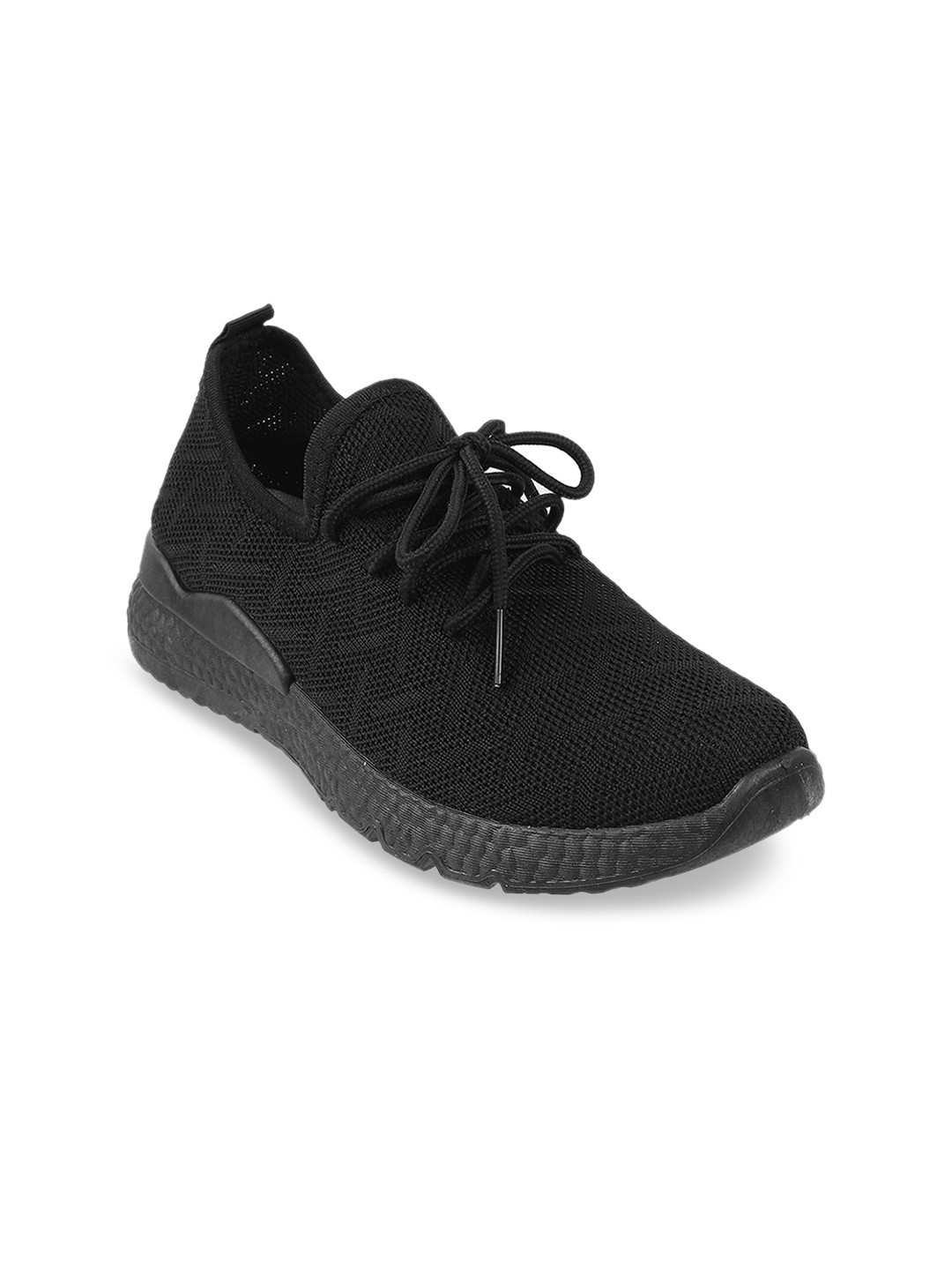 Buy WALKWAY By Metro Women Black Sneakers - Casual Shoes for Women ...