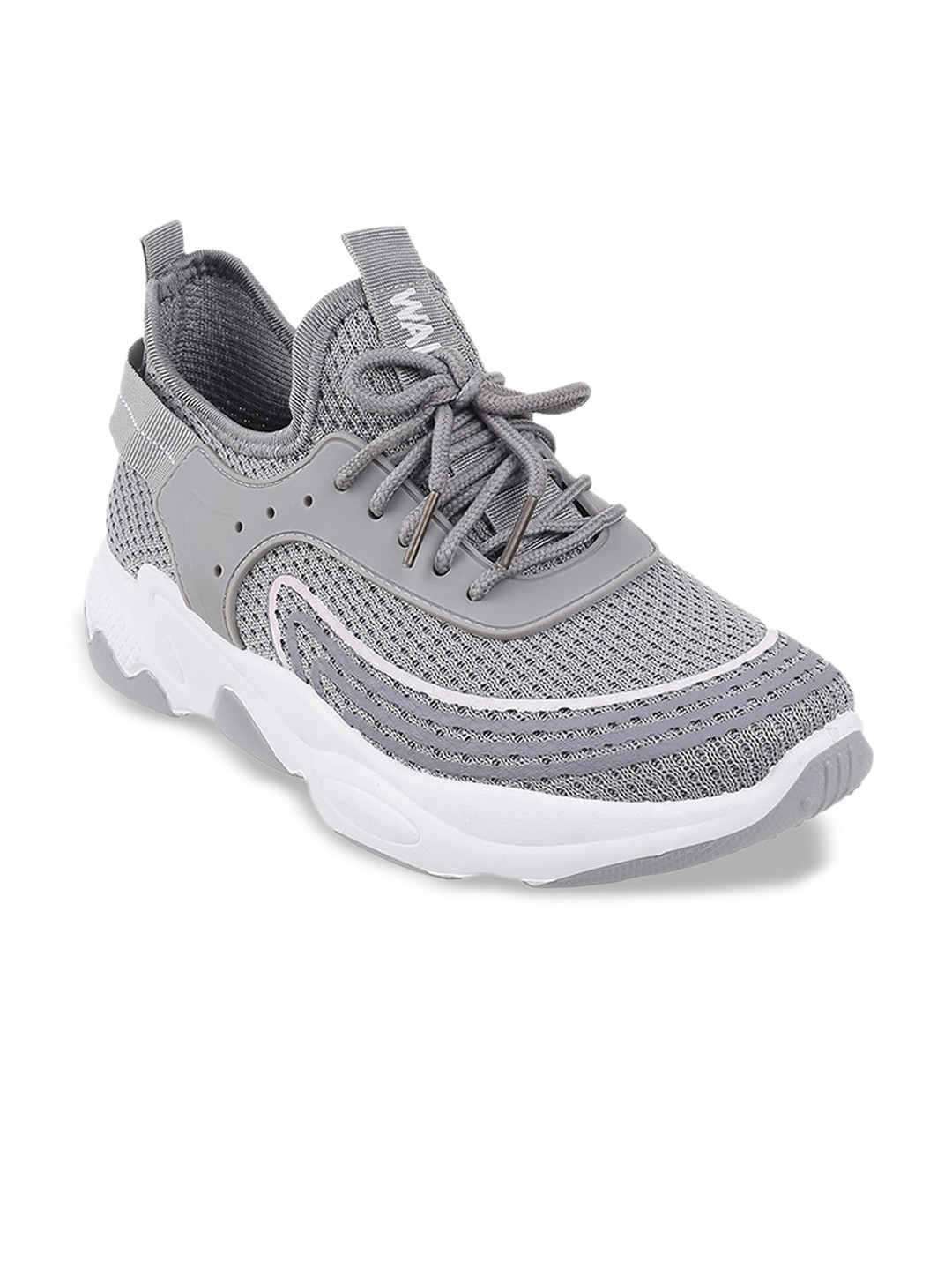 Buy WALKWAY By Metro Women Grey Sneakers - Casual Shoes for Women ...