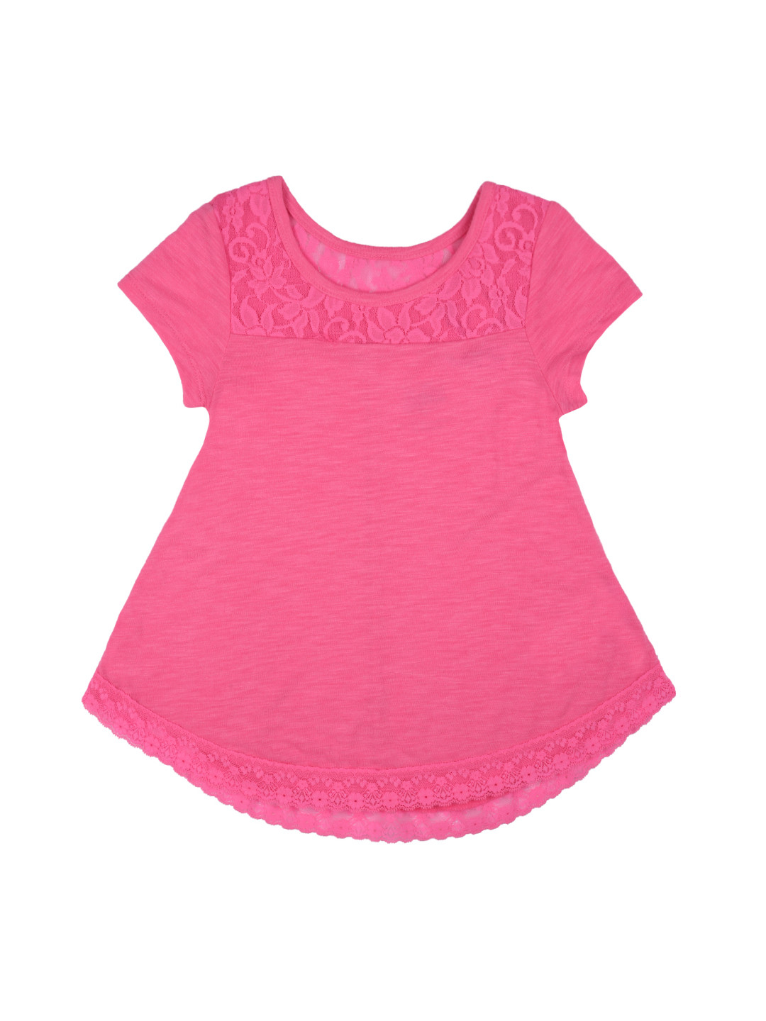 Buy JUSTICE Girls Pink A Line Dress With Lace Detail - Dresses for ...