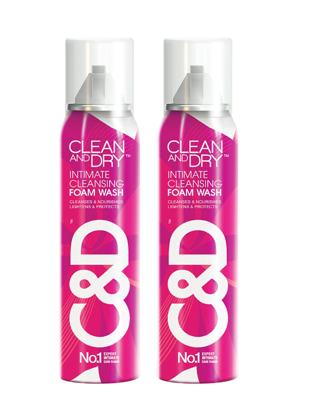 Buy CLEAN AND DRY Women Set Of 2 Intimate Foam Wash 85 G - Intimate ...