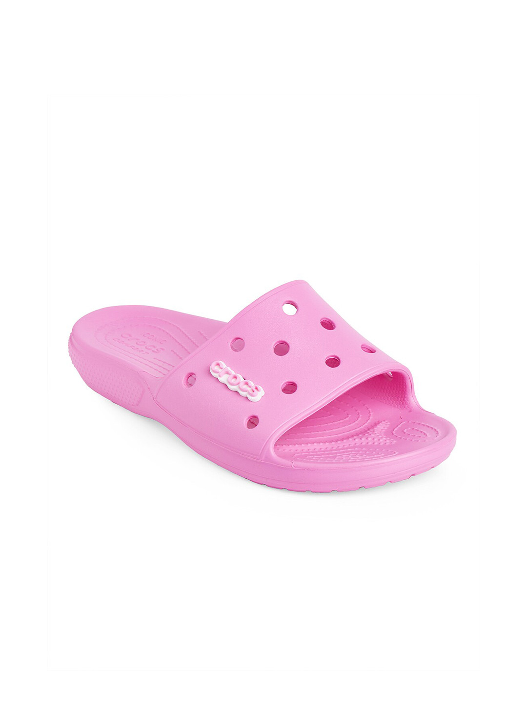 Buy Crocs Pink Croslite Sliders - Flip Flops for Women 17679952 | Myntra