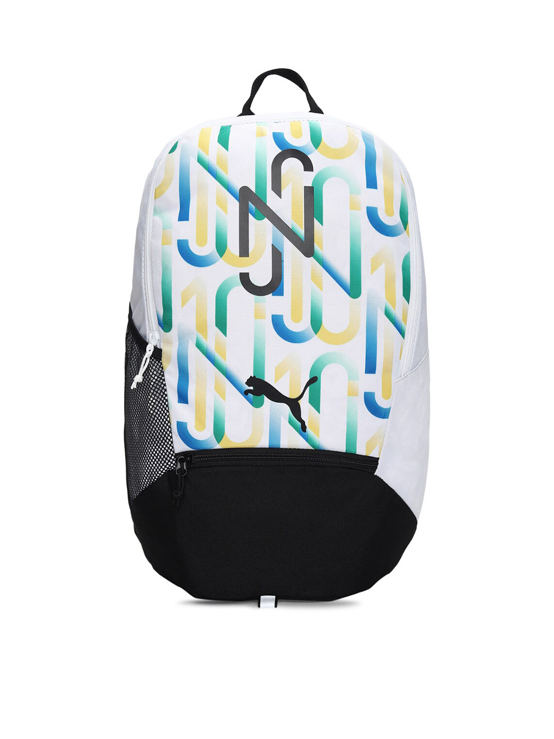 Buy Puma Unisex White & Green Neymar Jr. Backpack - Backpacks for ...