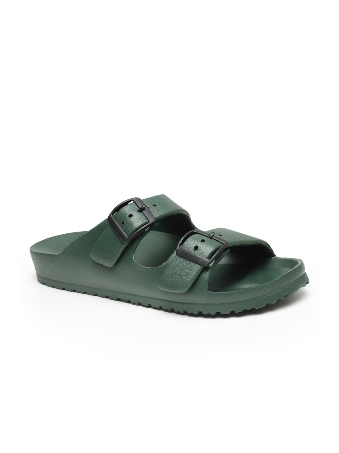 Buy DA NATURO ITALY Men Green Sliders - Flip Flops for Men 17688830 ...
