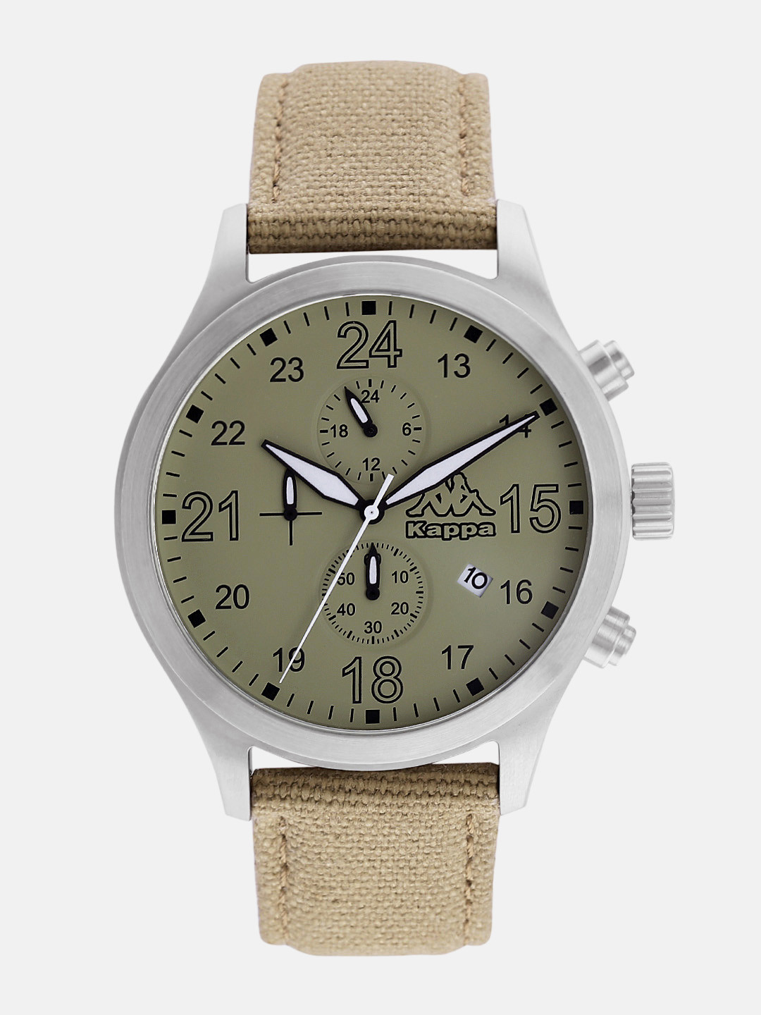 Buy Kappa Men Olive Green Chronograph Dial Watch KP 1401M C - Watches ...