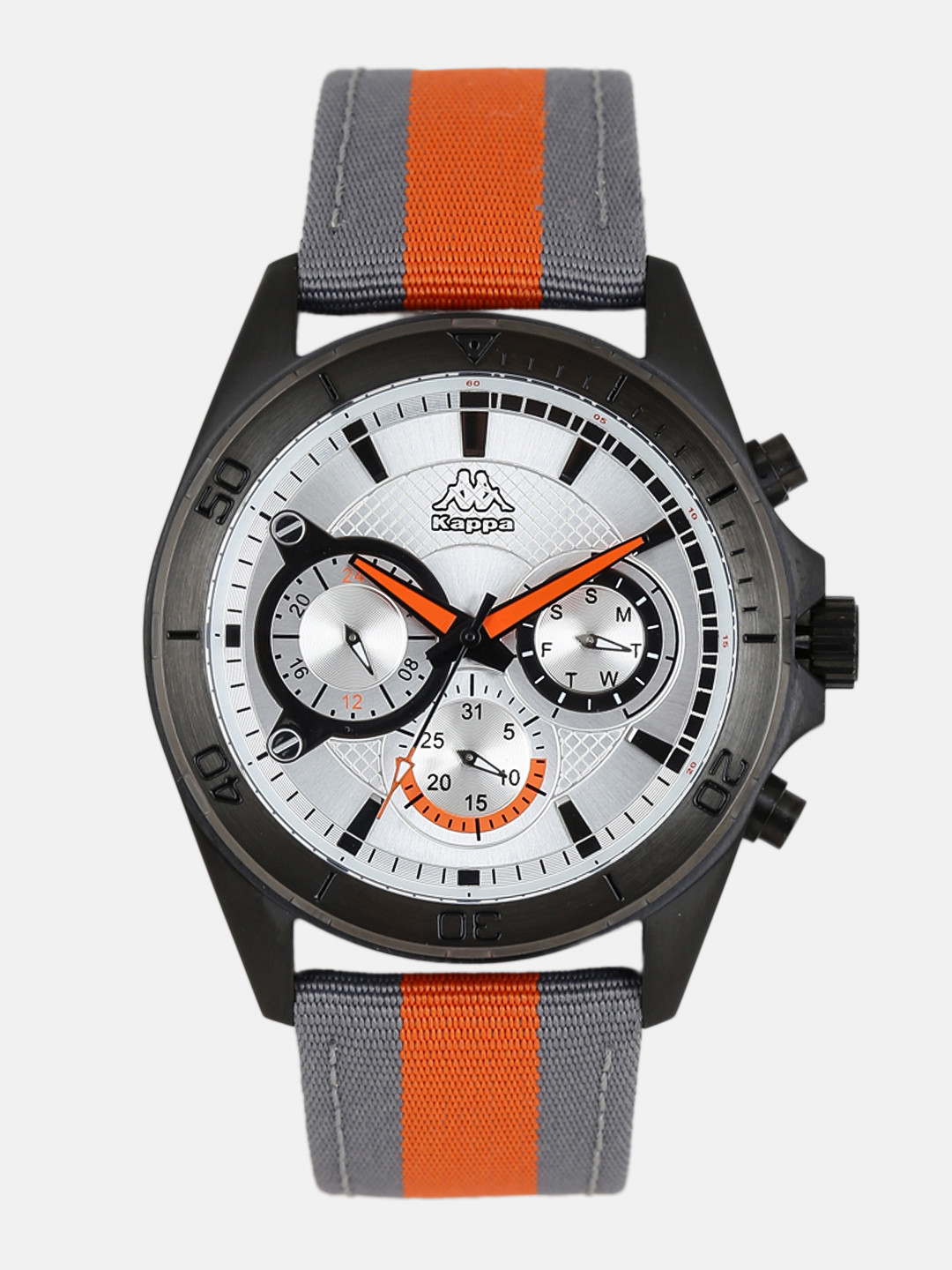 Buy Kappa Men Silver Toned Multifunction Analogue Watch KP 1403M C ...