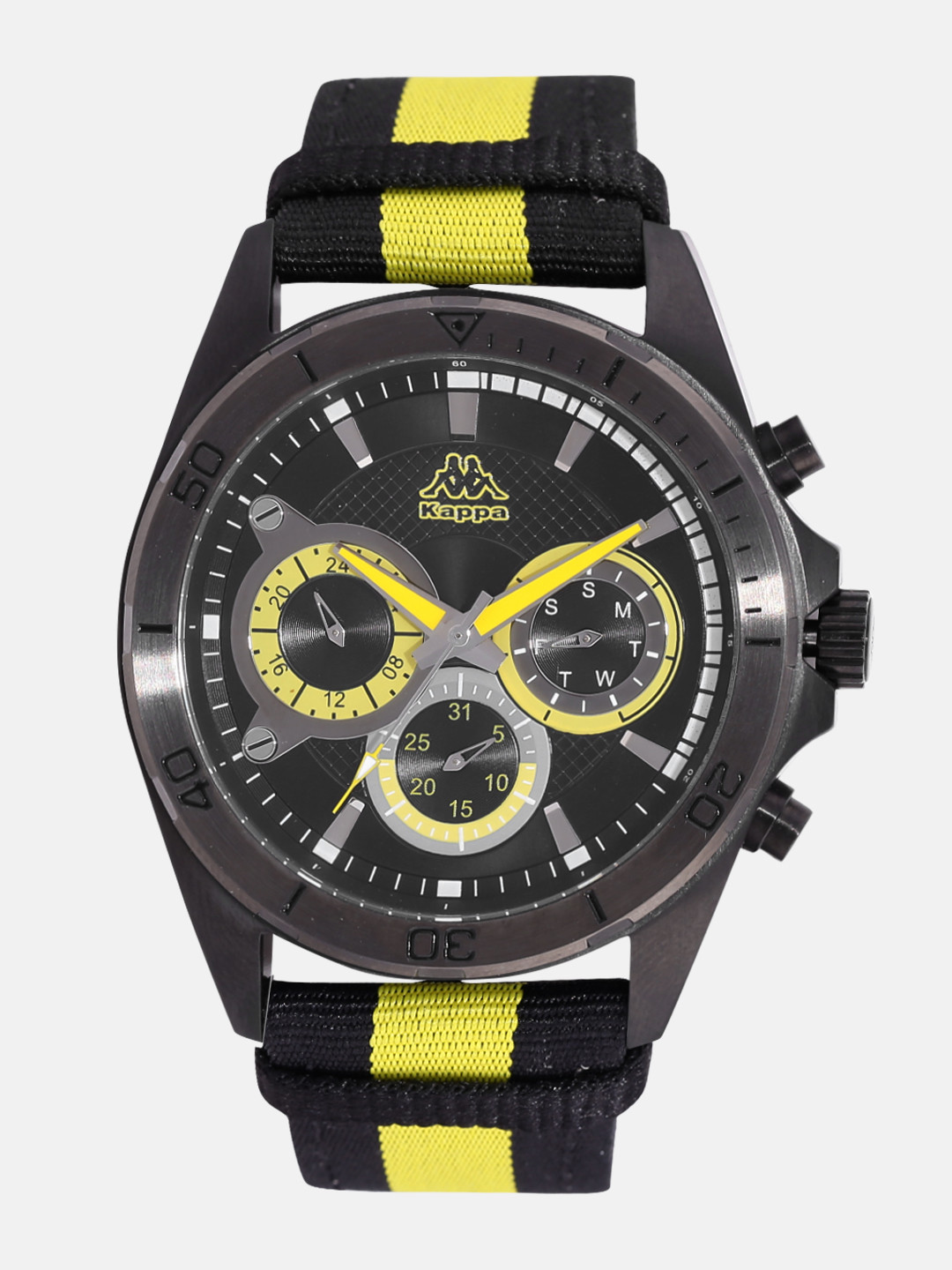 Buy Kappa Men Black Multifunction Dial Watch KP 1403M F - Watches for ...