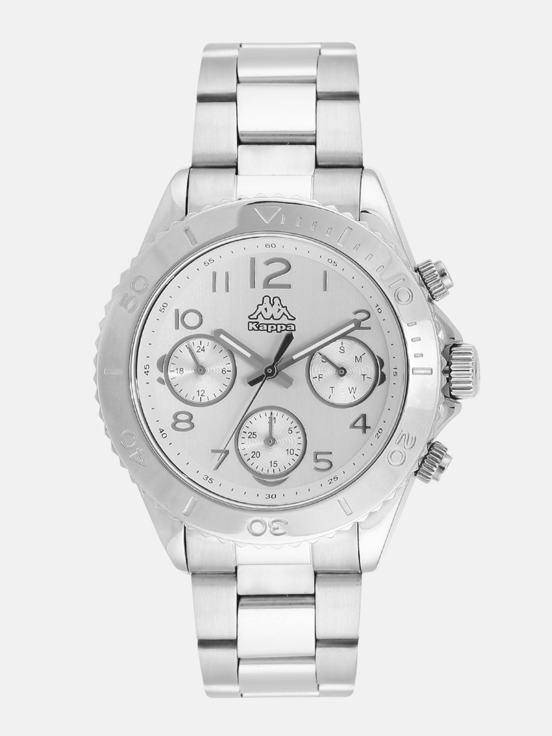 Buy Kappa Women Silver Toned Multifunction Dial Watch KP 1406L A ...