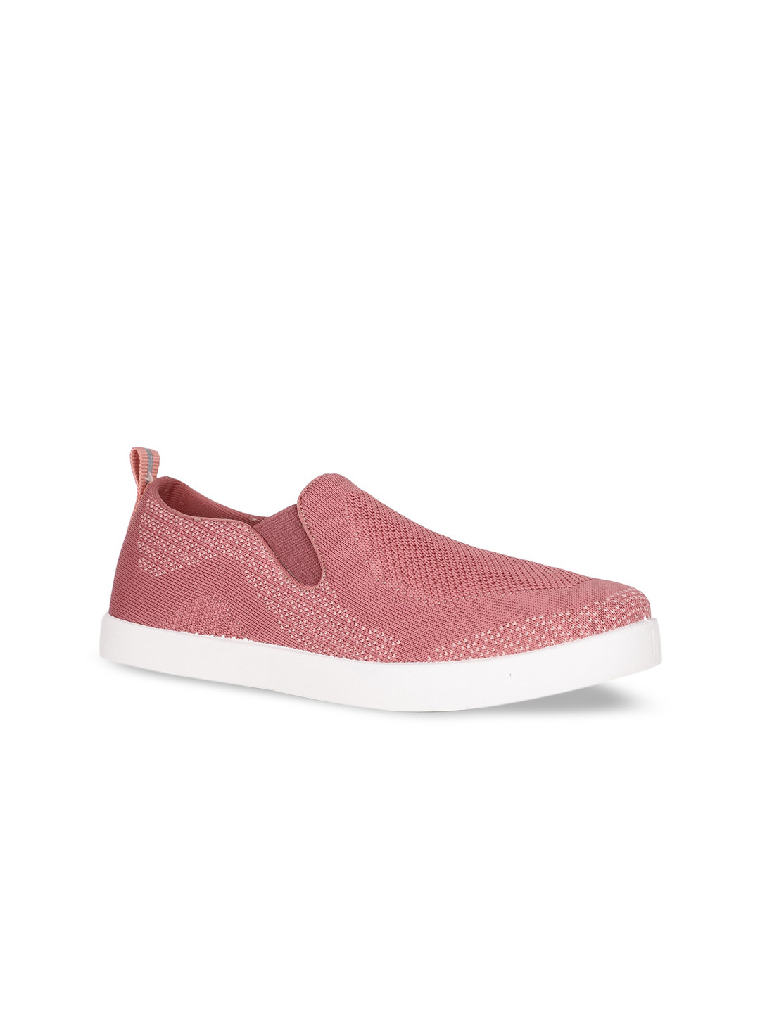 Buy Bata Women Pink Perforations Slip On Sneakers - Casual Shoes for ...
