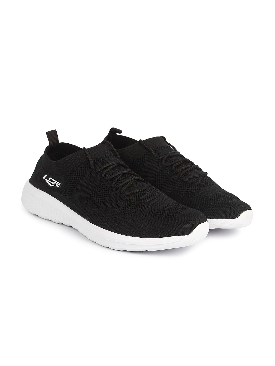 Buy Lancer Men Black Textile Running Non Marking Shoes - Sports Shoes ...