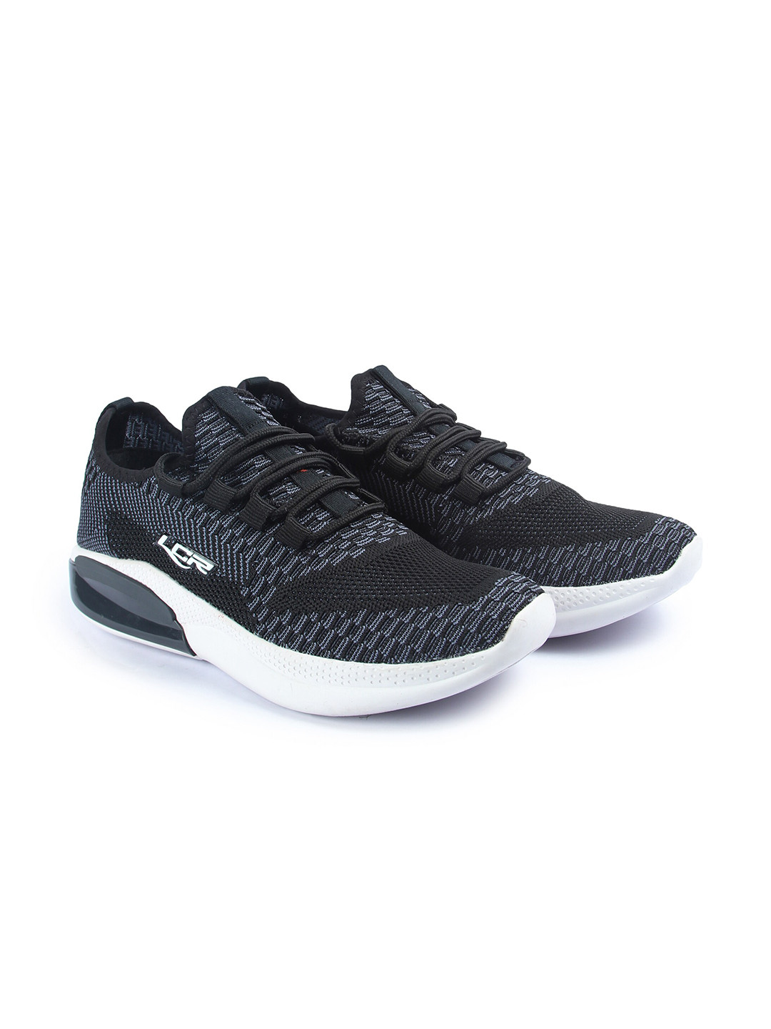 Buy Lancer Men Black Textile Running Non Marking Shoes - Sports Shoes ...