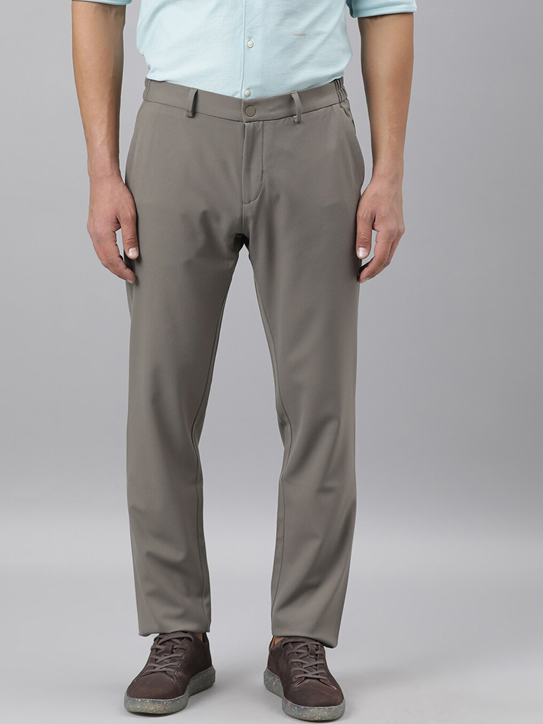 Buy RARE RABBIT Men Travel 2 Mid Rise Slim Fit Trouser - Trousers for ...