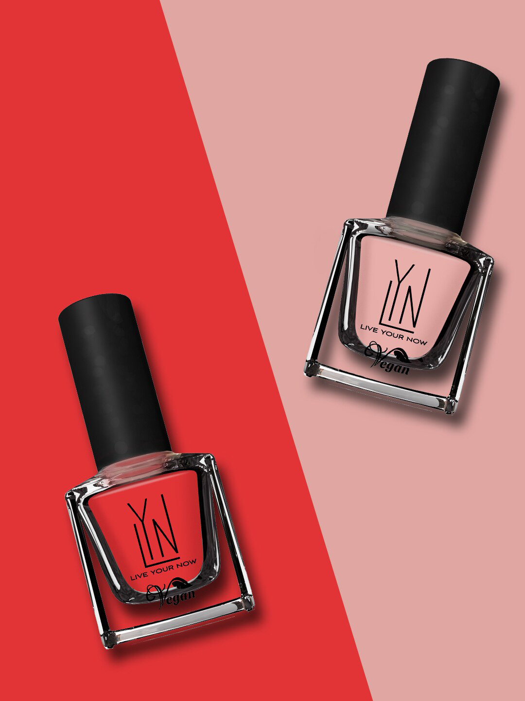 Buy LYN LIVE YOUR NOW Set Of 2 Long Lasting Nail Polish Get Nailed ...