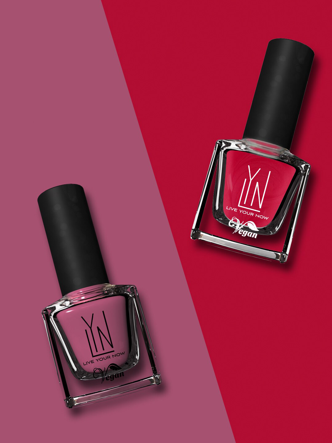 Buy LYN LIVE YOUR NOW Set Of 2 Long Lasting Nail Polish Oh La La - Nail ...