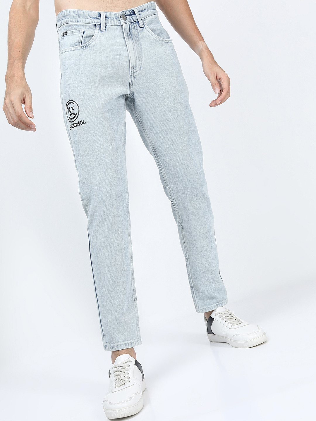 Buy KETCH Men Blue Tapered Fit Stretchable Jeans - Jeans for Men ...