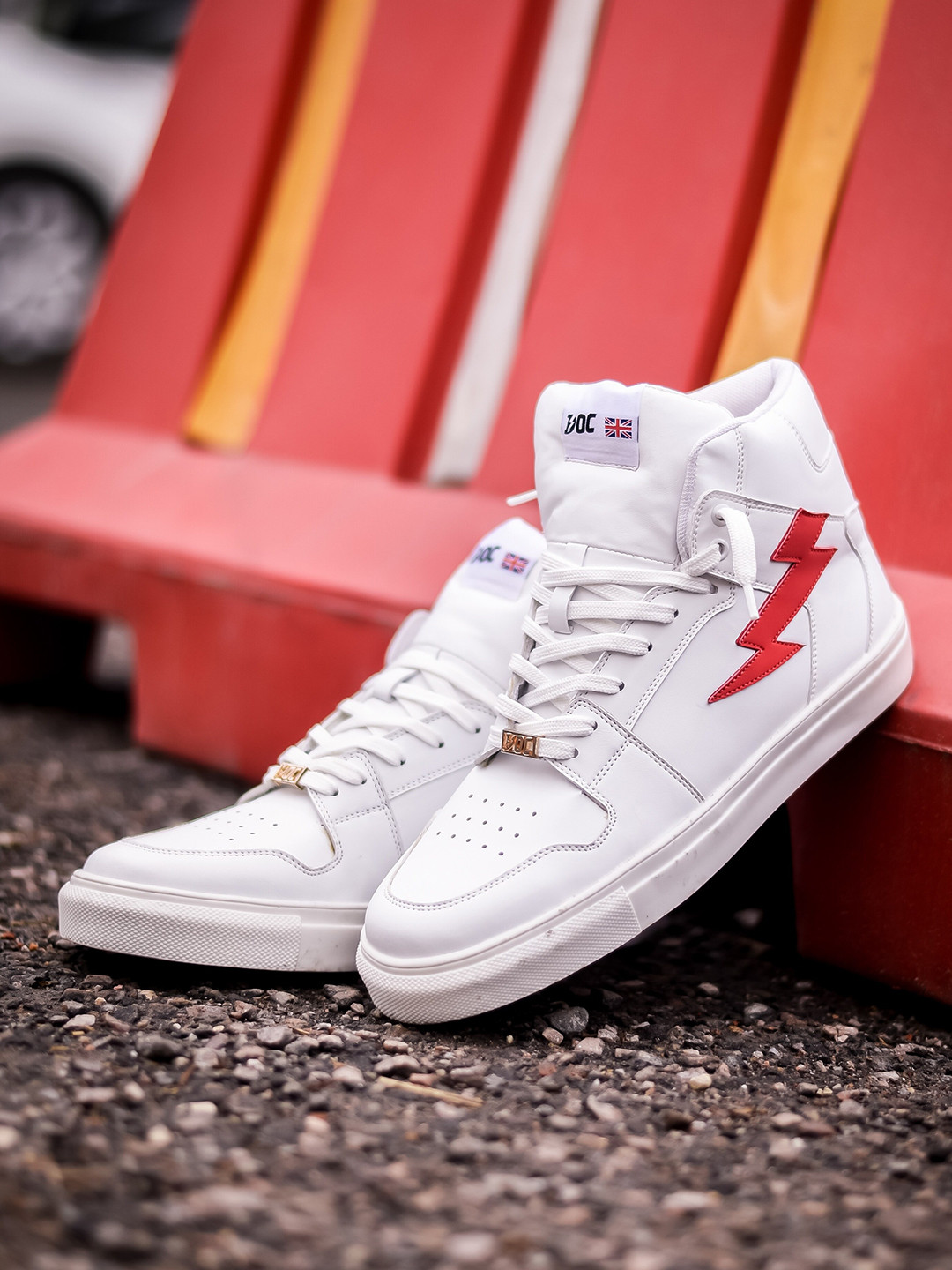 Buy Doc Martin Men White High Top Sneakers - Casual Shoes for Men ...