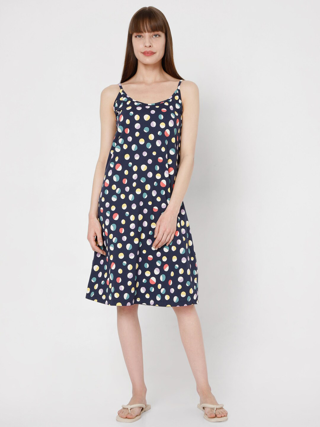 Buy Vero Moda Blue Printed A Line Dress - Dresses for Women 17737494 ...