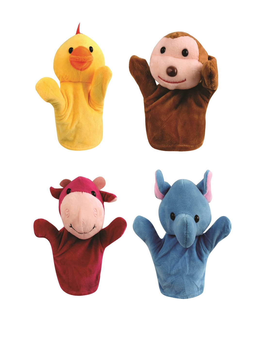 Buy SKYLOFTS Kids Pack Of 4 Soft Toys - Soft Toys And Dolls for Unisex ...