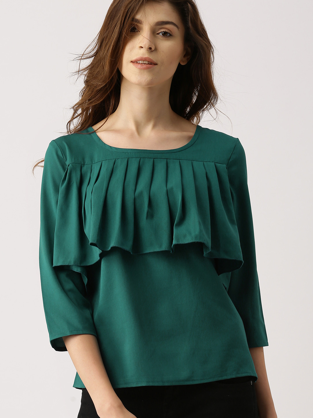Buy All About You Women Green Solid Top - Tops for Women 1774546 | Myntra