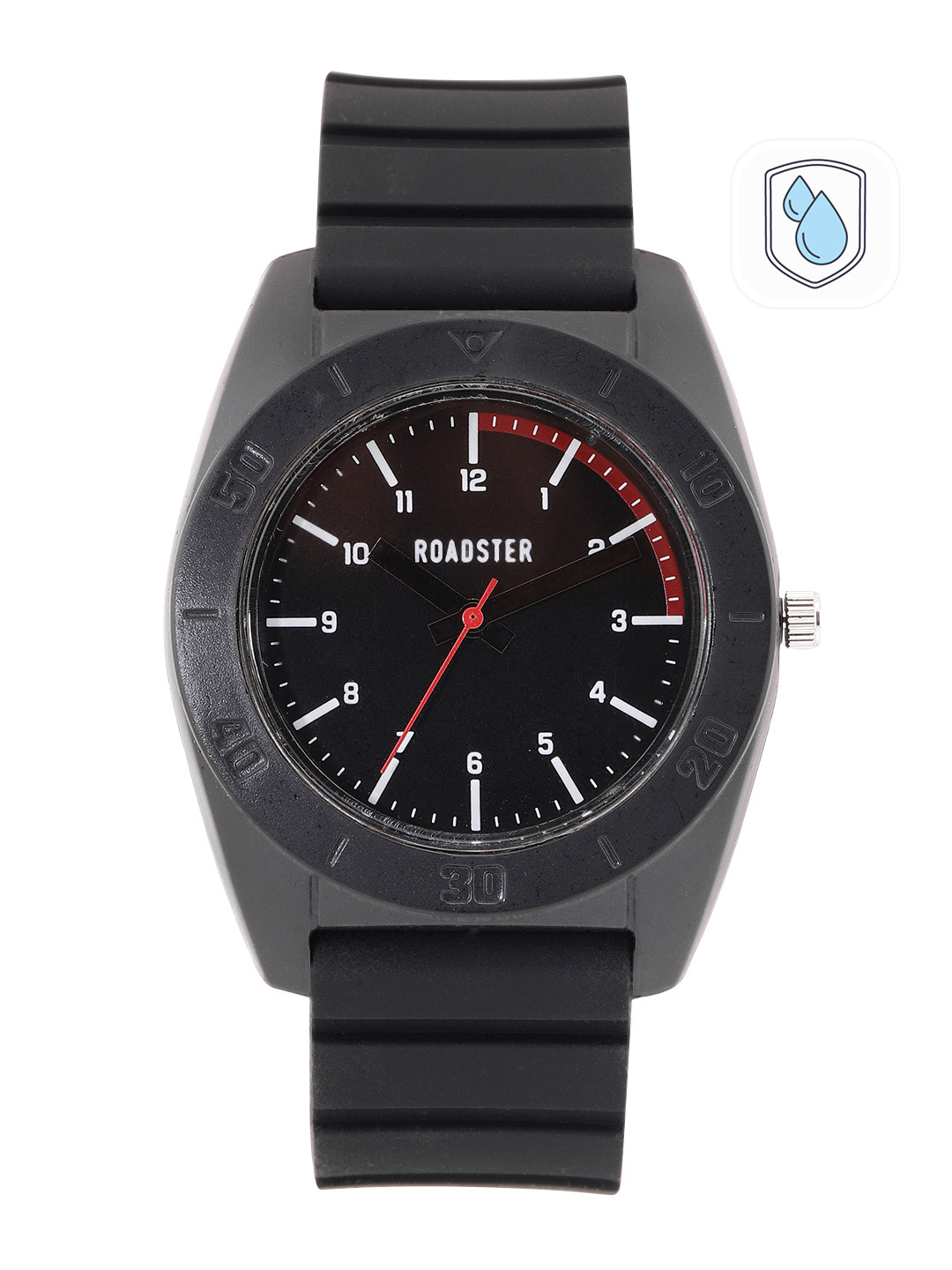 Buy Roadster Men Black Dial & Straps Analogue Watch RD AW21 10C ...