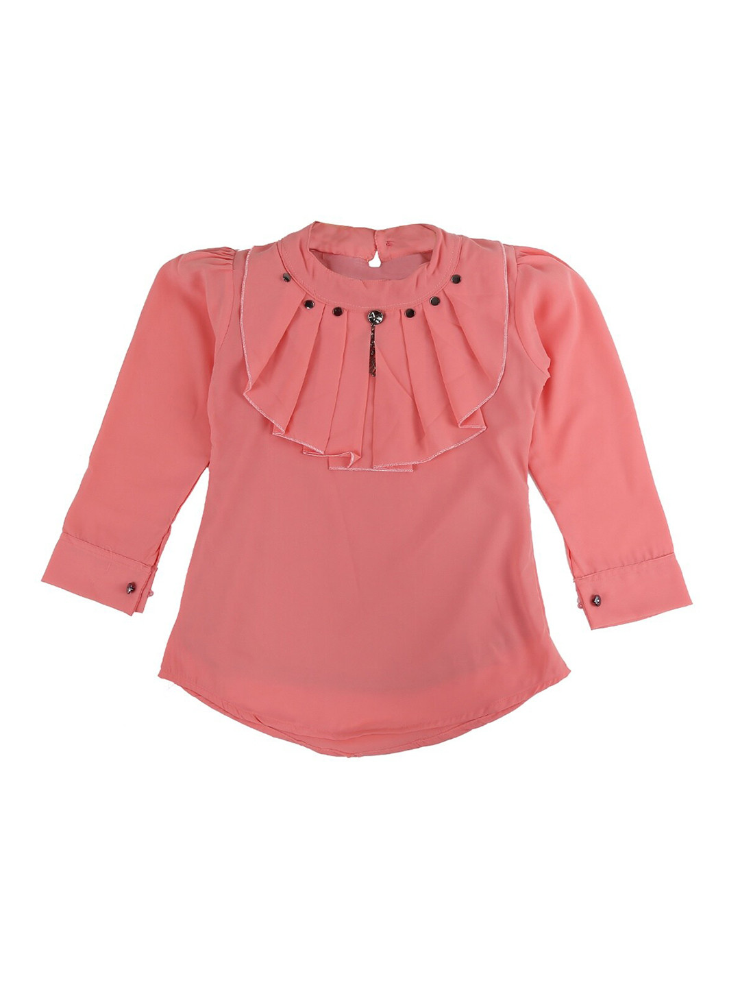 Buy V Mart Girls Pink Solid Top - Tops for Girls 17769930 | Myntra