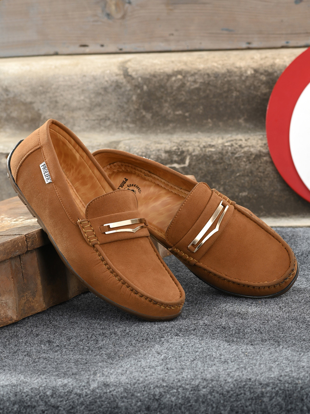 Buy Prolific Men Tan Solid Loafers - Casual Shoes for Men 17776900 | Myntra