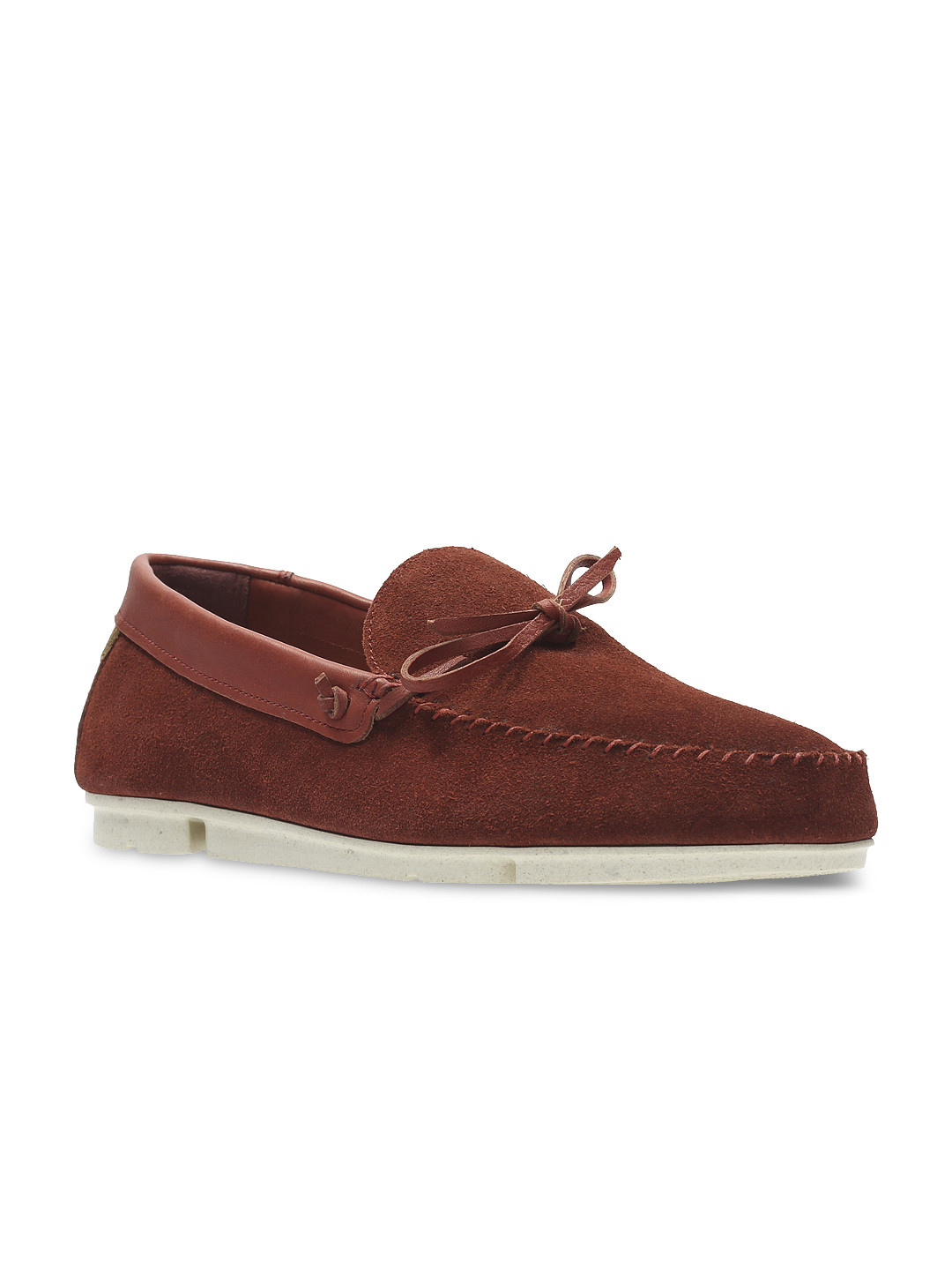 Buy Clarks Men Brick Red Suede Loafers - Casual Shoes for Men 1778851 ...