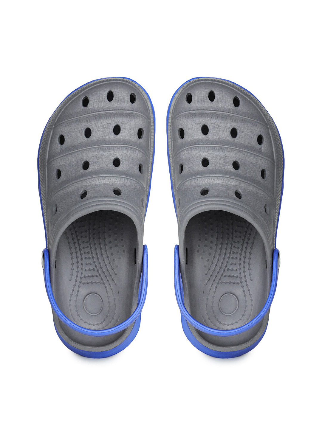 Buy Ego Men Grey & Blue Clogs Sandals - Sandals for Men 17795560 | Myntra