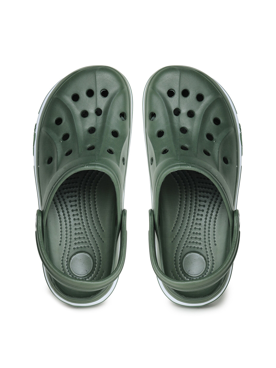 Buy Ego Men Olive Green Clogs Sandals - Sandals for Men 17795562 | Myntra