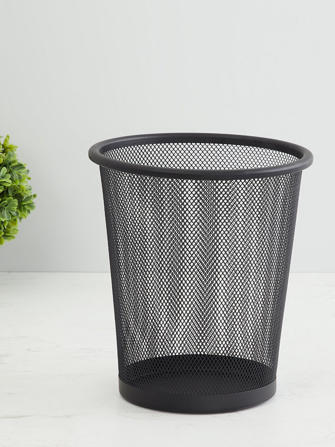 Buy Home Centre Black Solid Sedona Wayston Mesh Bin - Bins for Unisex ...