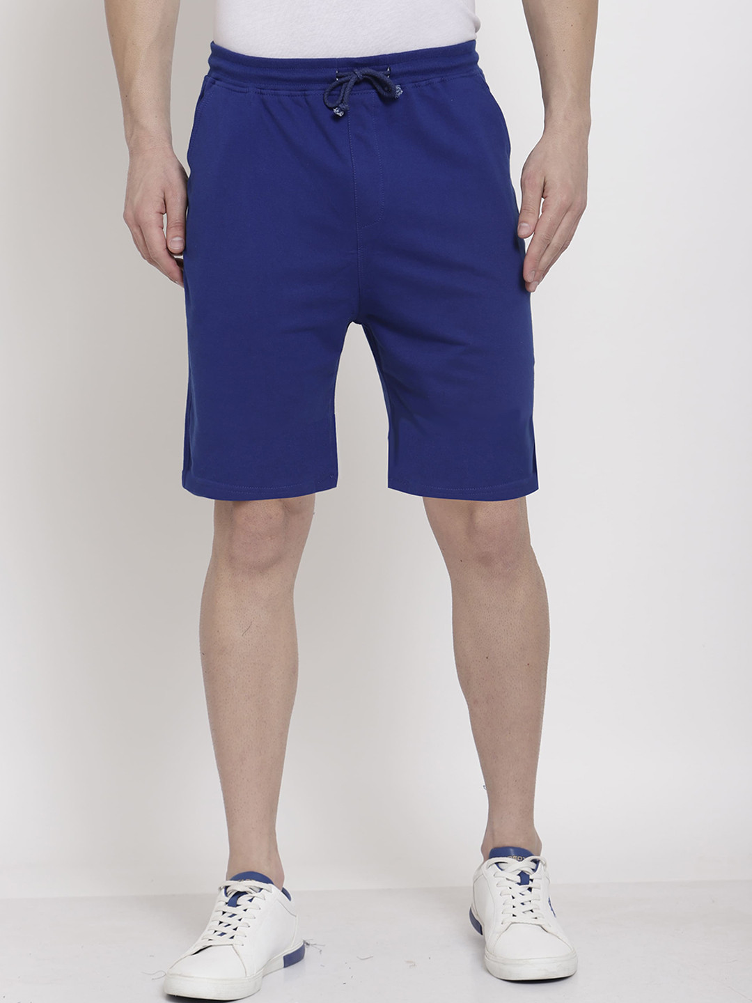 Buy PAUSE SPORT Men Blue Solid Nylon Sports Shorts - Shorts for Men ...