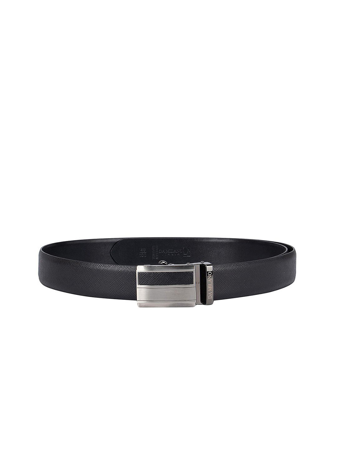 Buy Da Milano Men Black Leather Belt - Belts for Men 17801244 | Myntra