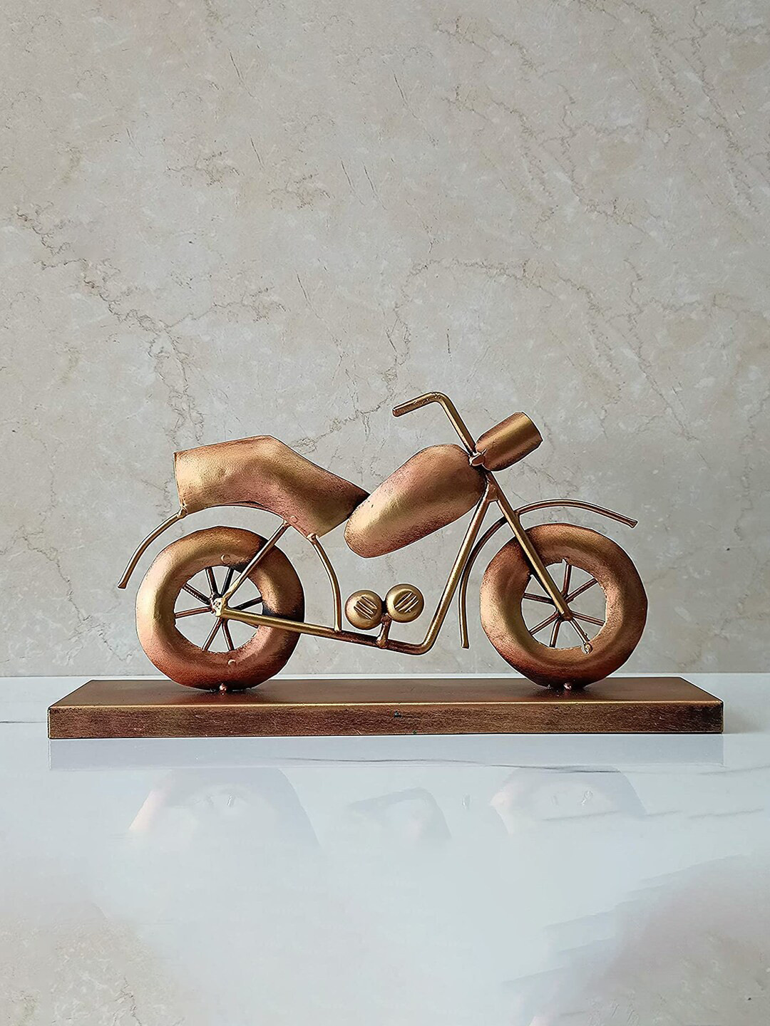 Buy CraftVatika Metallic Toned Solid Bike Motorcycle Showpiece ...