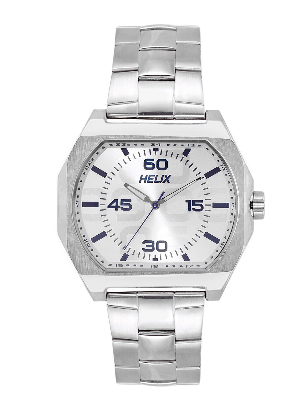 Buy Helix By Timex Men Brass Dial & Stainless Steel Bracelet Style ...