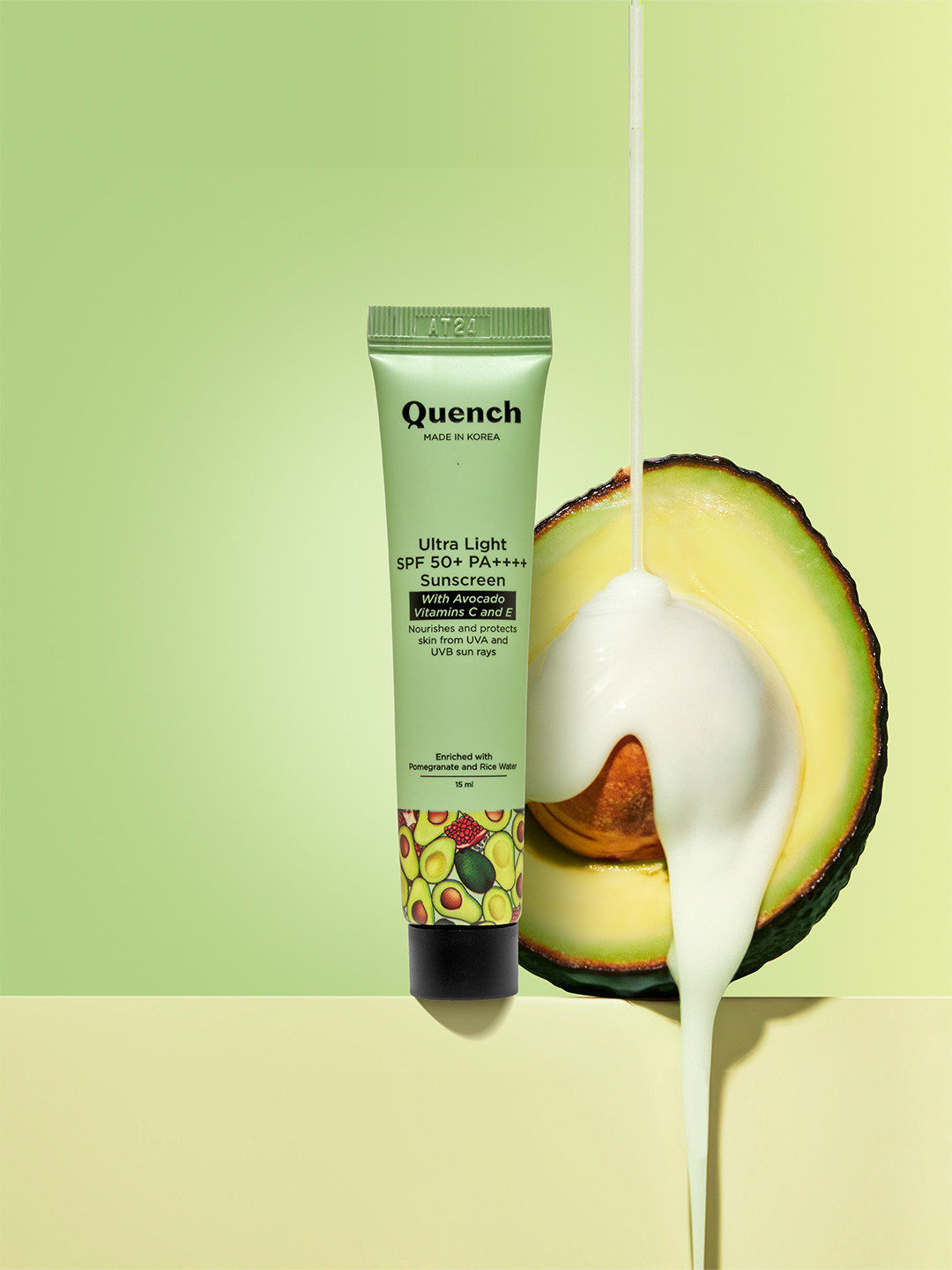 Buy Quench Vitamin E & Avocado Ultra Light SPF 50+ PA++++ Korean ...